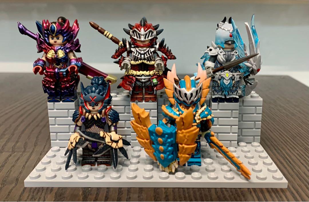LEGO Custom Minifigure Monster Hunter, 興趣及遊戲, 玩具 & 遊戲類 - Carousell