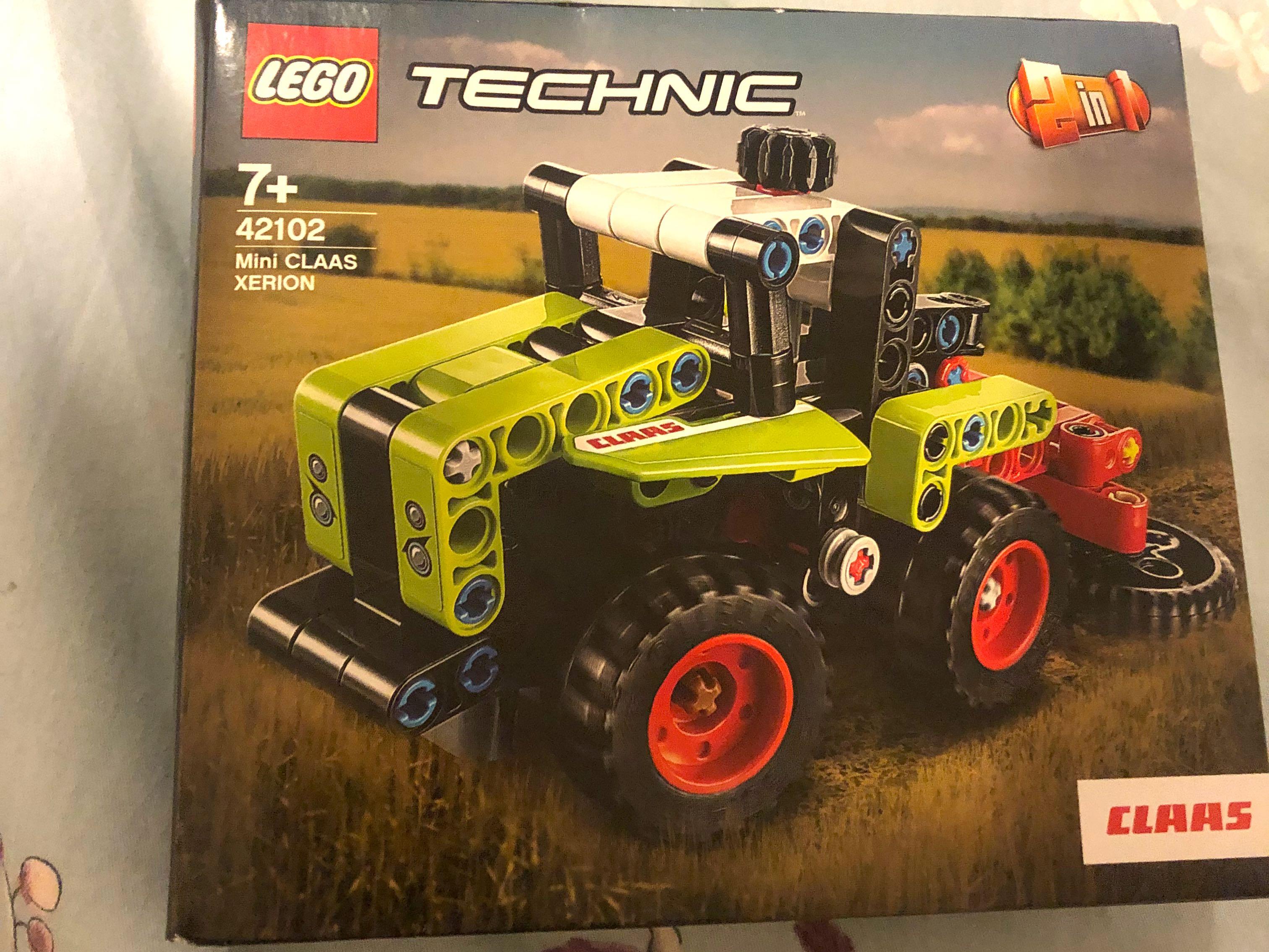 LEGO Technic Mini CLAAS XERION 42102 Toy Tractor Building Kit (130 ...