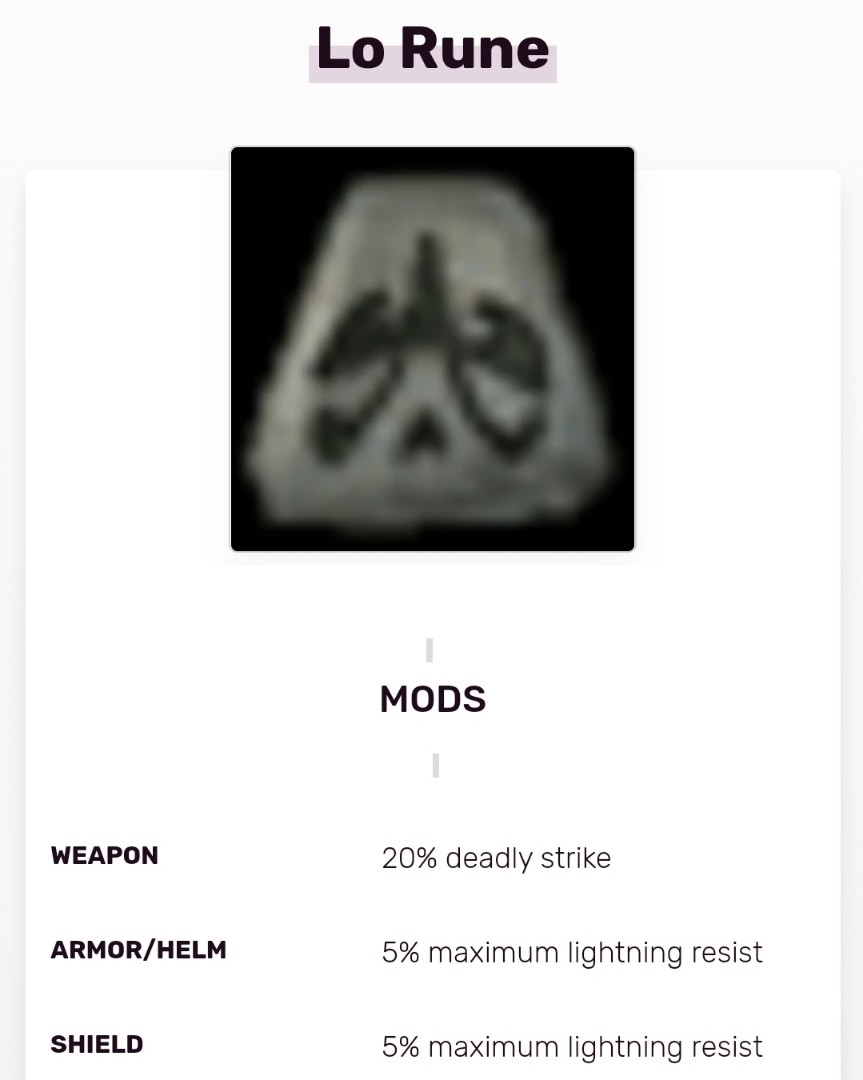 Lo rune for sale diablo 2 resurrected - US server PC, Video Gaming ...