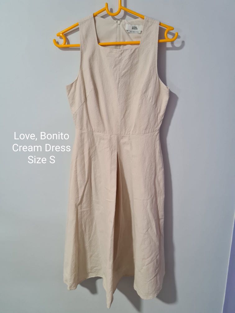 Love Bonito - Cream Dress, Women's Fashion, Dresses & Sets, Dresses on ...