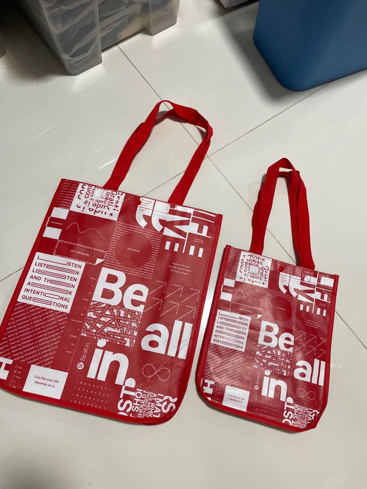 Lululemon recycle Tote Bag, Women's Fashion, Bags & Wallets, Tote Bags ...