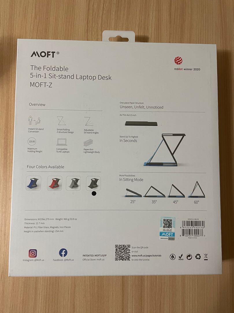 MOFT Z Foldable 5-in-1 Sit-Stand Laptop Desk, Computers & Tech, Parts ...