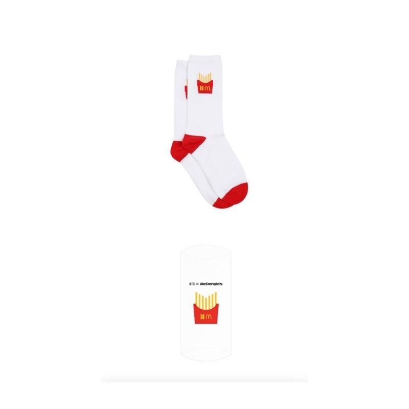 [ON-HAND] BTS x McDo Collab Logo Icon Socks, Hobbies & Toys ...