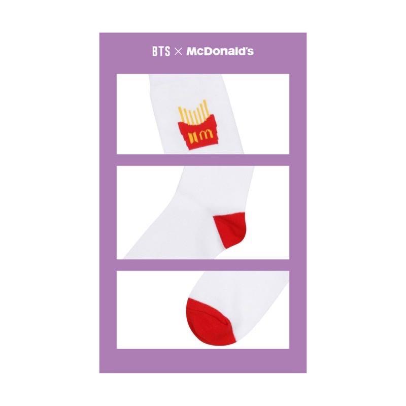 [ON-HAND] BTS x McDo Collab Logo Icon Socks, Hobbies & Toys ...