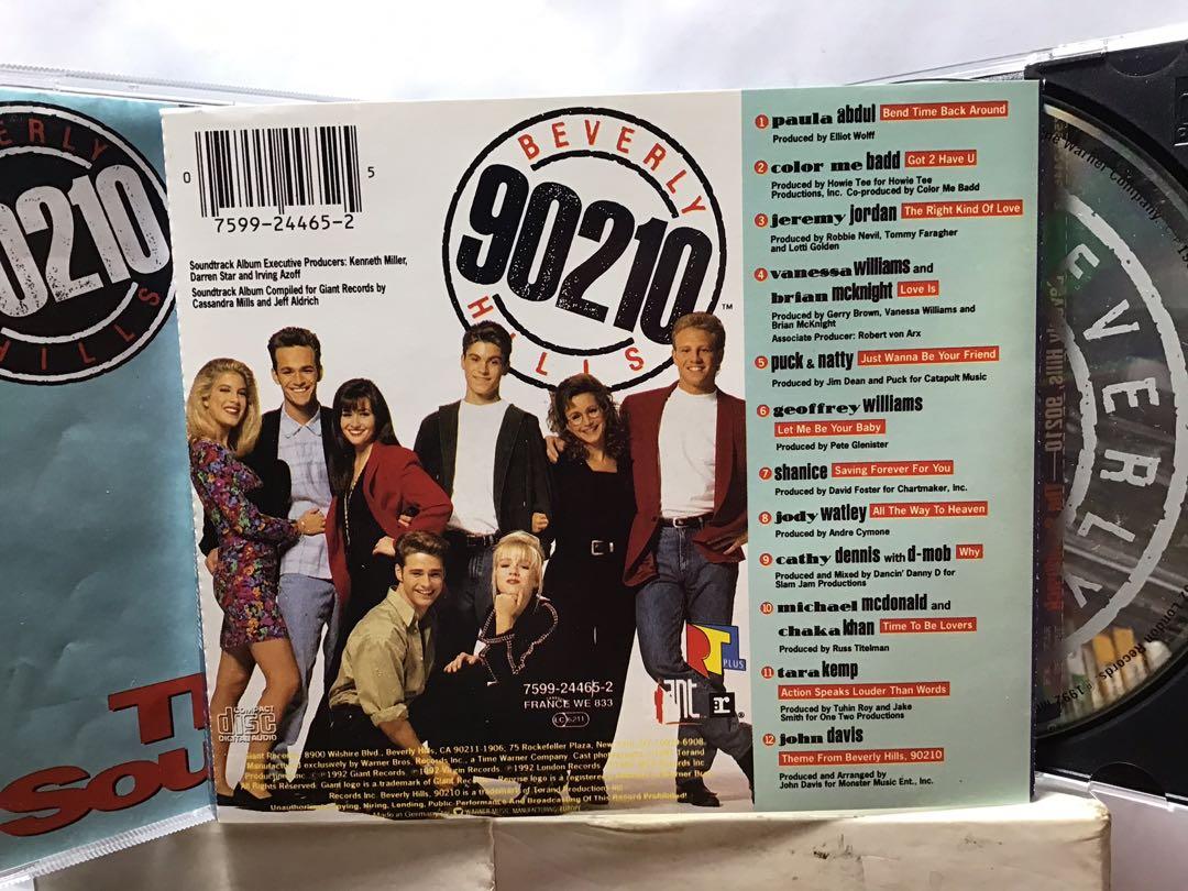 ORIGINAL 1992 GERMAN PRESS Beverly Hills 90210 OST OOP GERMANY CD ...