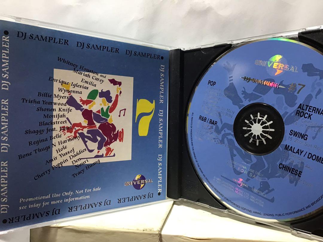 CD DJ Sampler 7 - Whitney Houston Shonen Knife Bone Thugs Harmony OOP ...