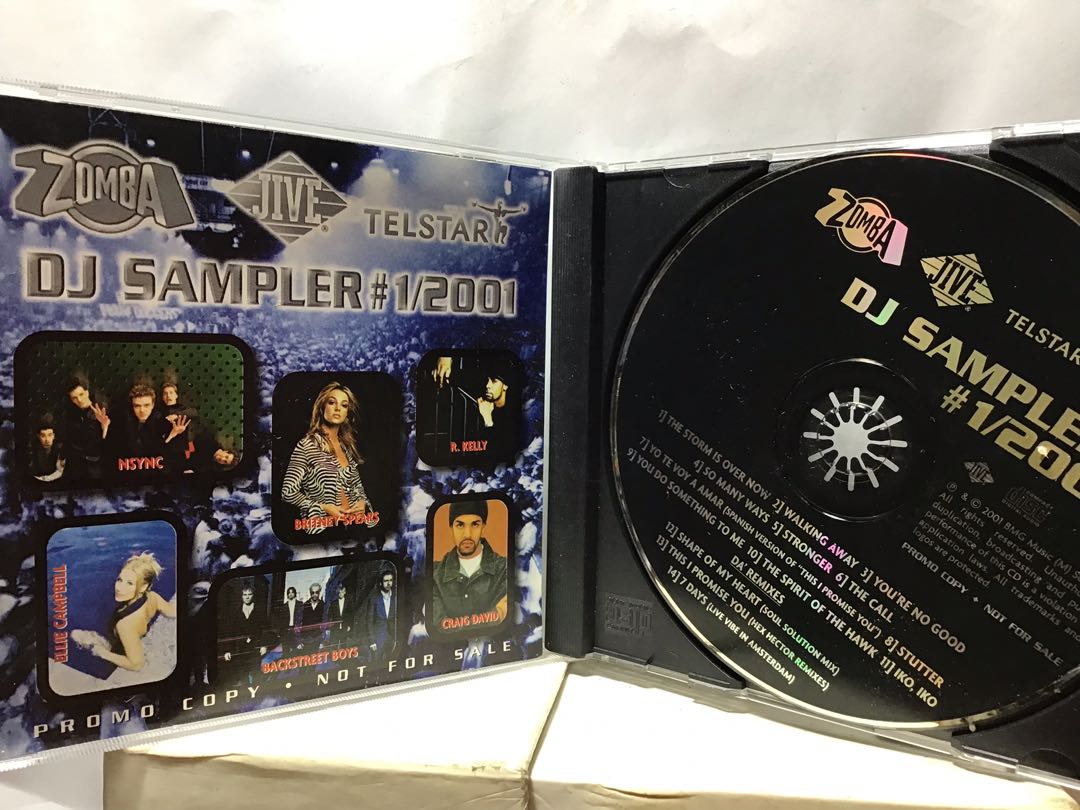 ORIGINAL 2001 PRESS DJ Sampler - Britney Spears Backstreet Boys NSYNC ...