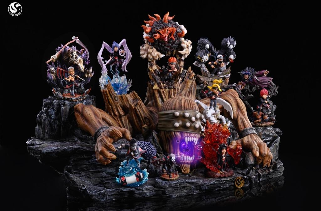 [PO] Stone Custom Studio - Naruto Akatsuki Series Ten Tail Scene Base ...