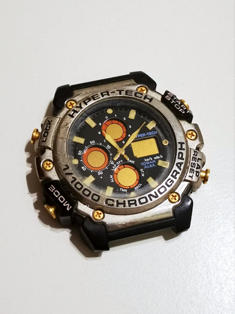 Rare Vintage Alba hypertech, Men's Fashion, Watches & Accessories ...