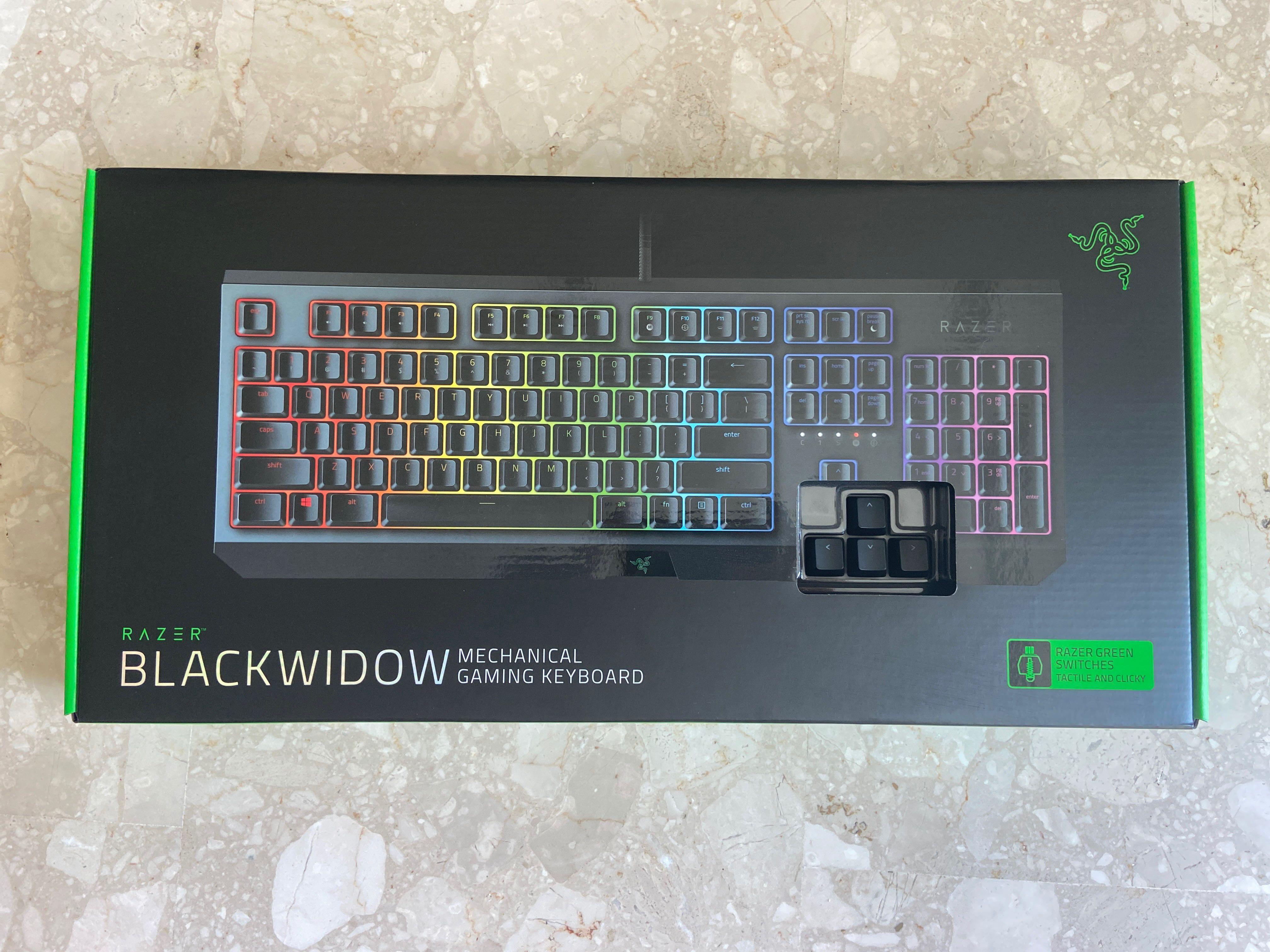 Razer Blackwidow V2 Full Sized Keyboard, Computers & Tech, Parts ...
