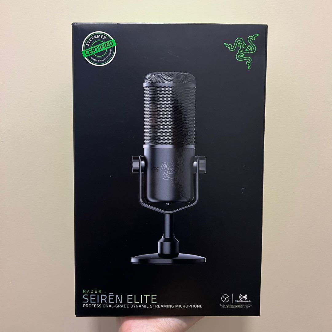 Razer Seiren Elite USB Microphone, Audio, Microphones on Carousell