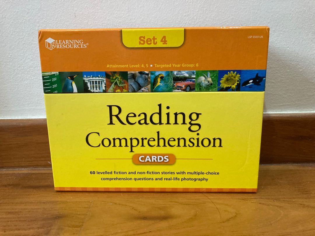 Reading Comprehension Cards (set 4), Hobbies & Toys, Stationery & Craft ...