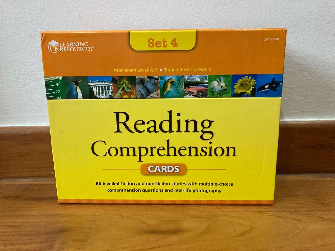 Reading Comprehension Cards (set 4), Hobbies & Toys, Stationery & Craft ...