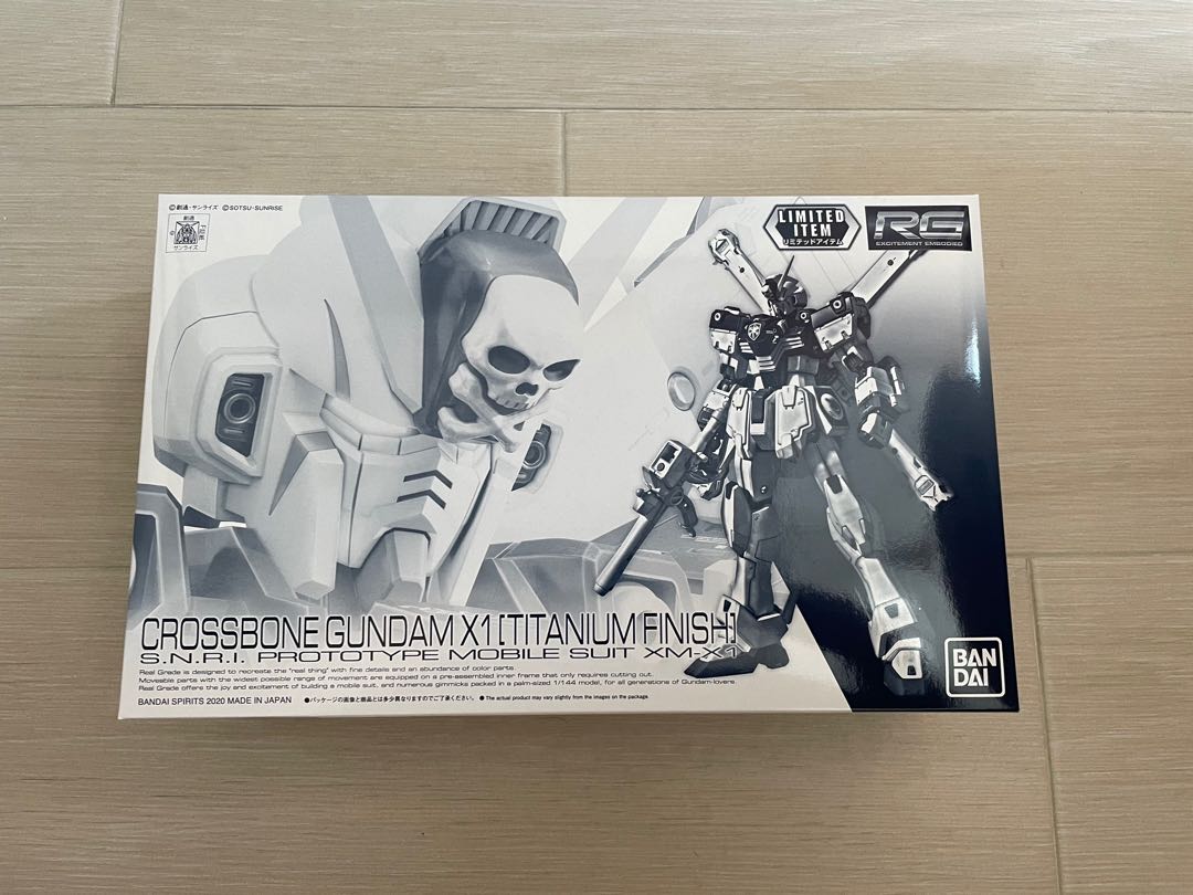 RG 1/144 CROSSBONE GUNDAM X1 [TITANIUM FINISH] Gundam 高達 模型, 興趣及遊戲, 玩具 ...