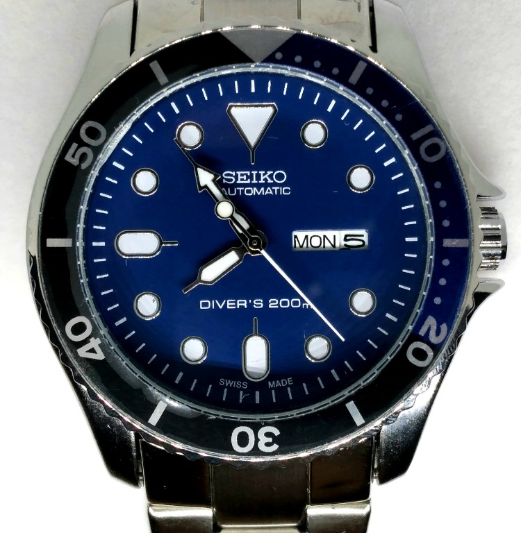SOLD!!! Seiko Blue Dial, Men's Fashion, Watches & Accessories, Watches ...