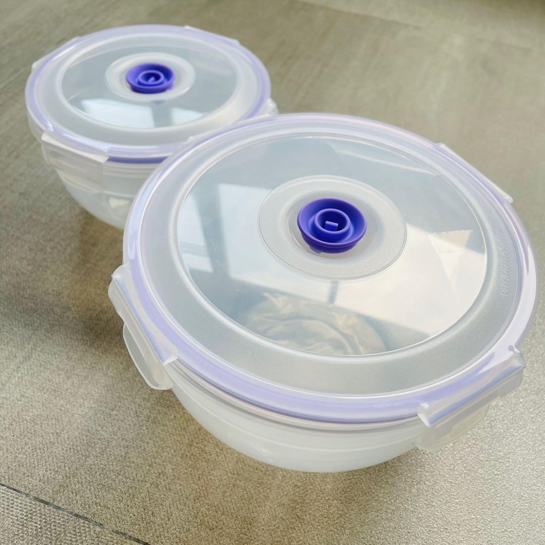 Set of 2 Plastic Tupperware / Container, Furniture & Home Living ...