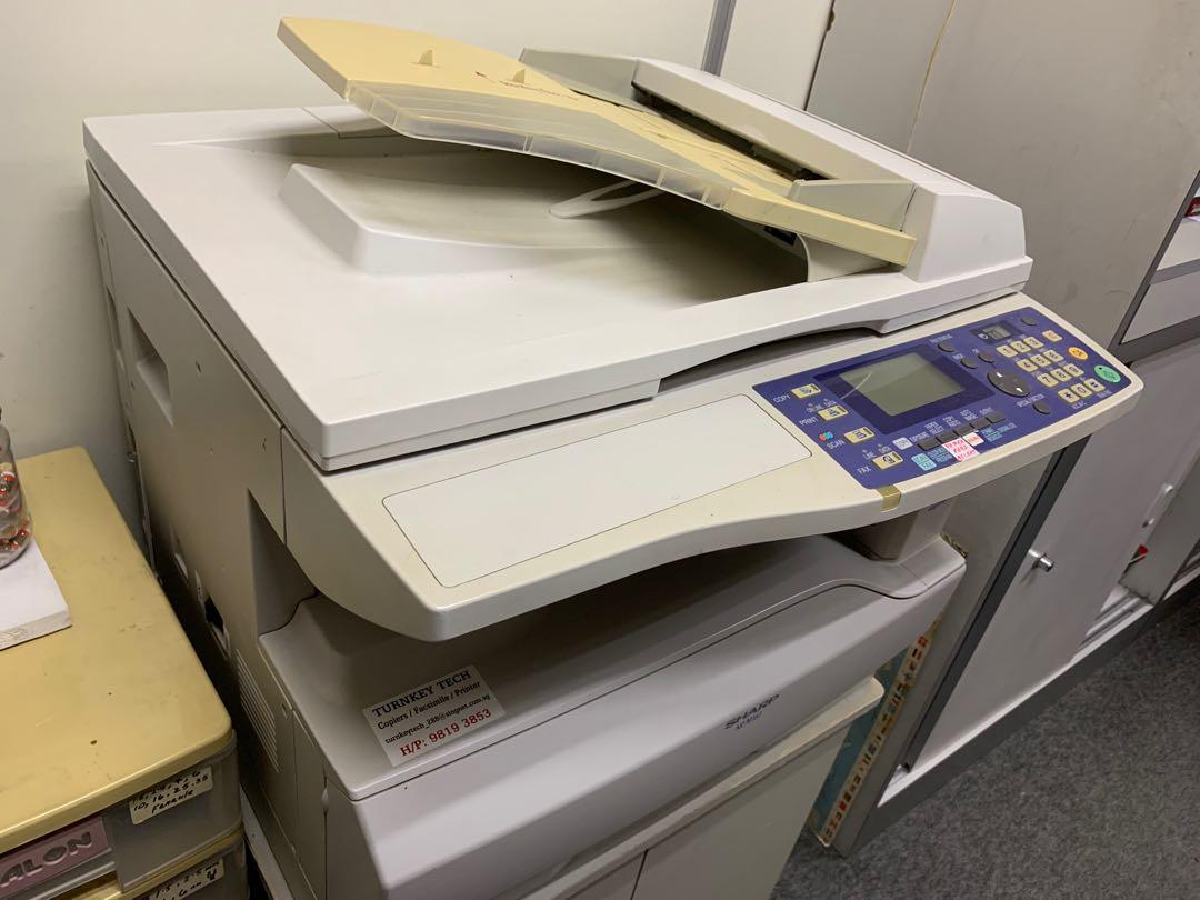 SHARP AR-M161 Photocopy Machine + Cabinet, Computers & Tech, Printers ...
