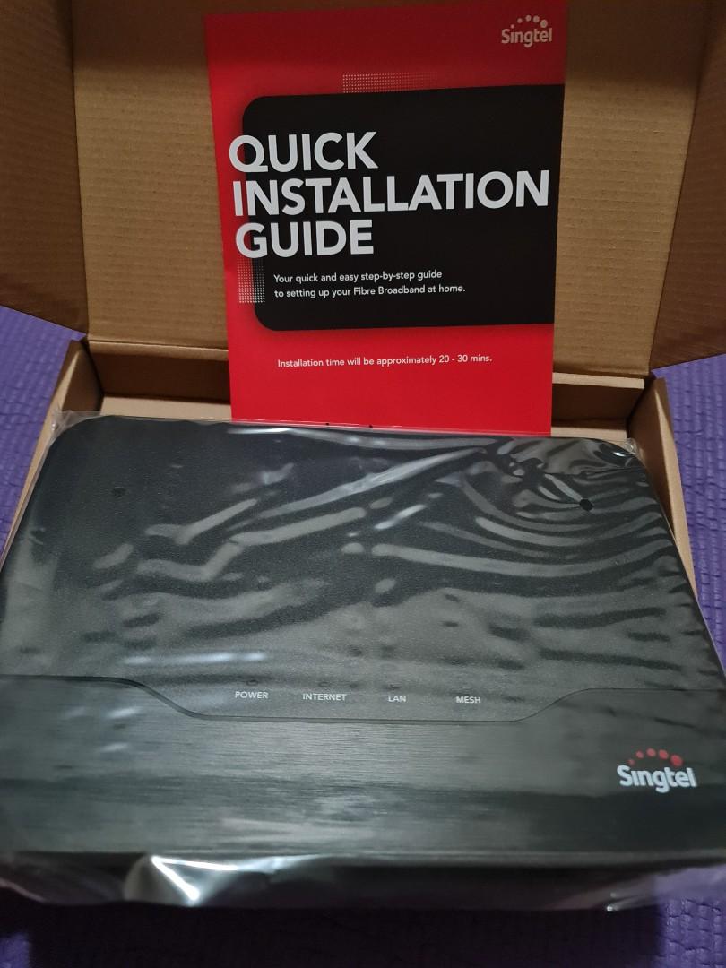 Singtel Mesh Router, Computers & Tech, Parts & Accessories, Networking ...