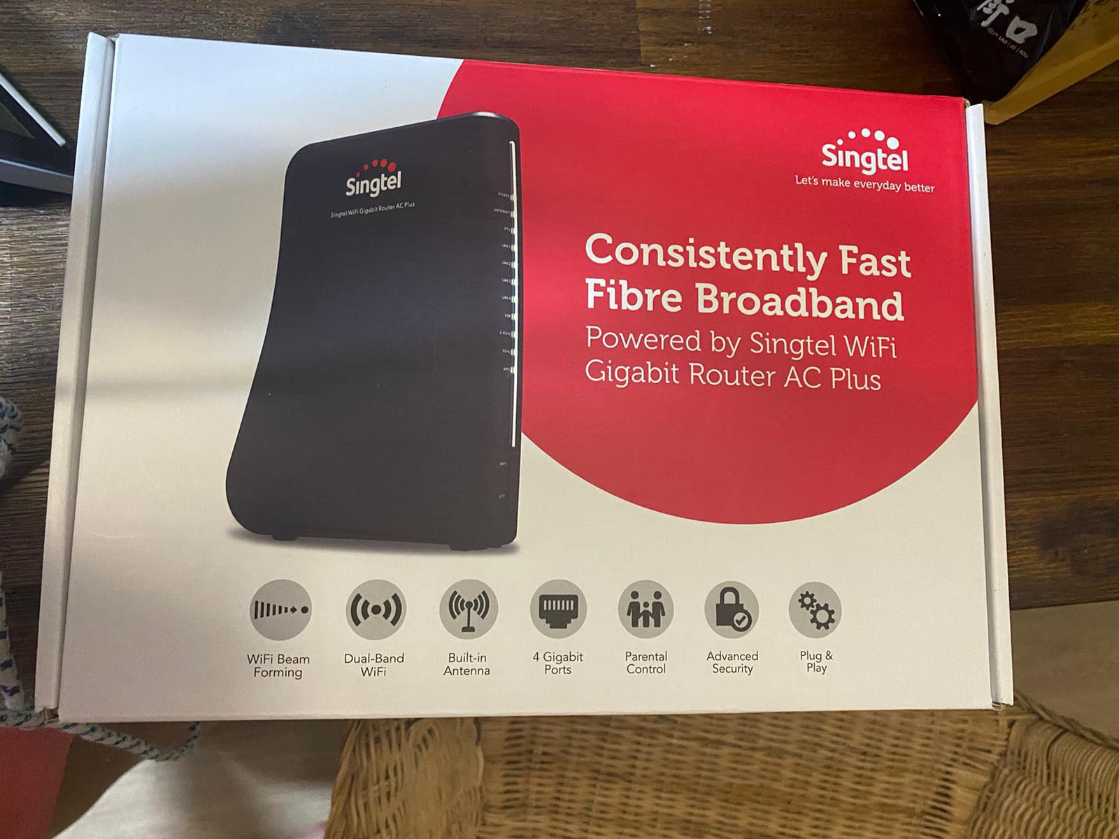 Singtel router New, Computers & Tech, Parts & Accessories, Networking ...