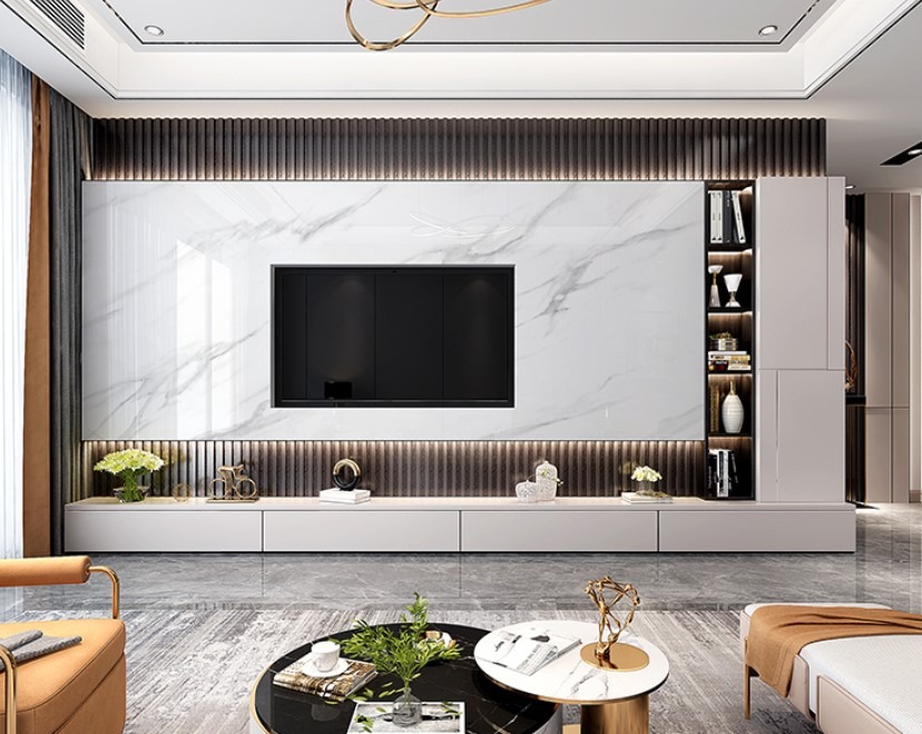 sintered stone feature wall, Furniture & Home Living, Home Decor, Wall ...