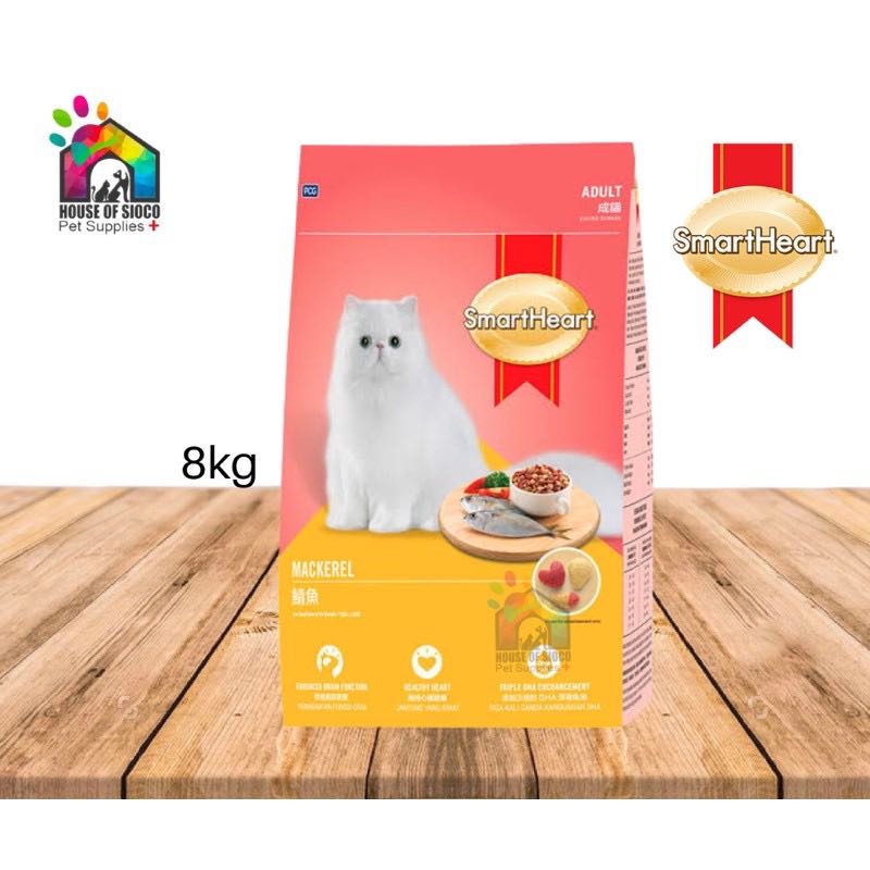 Smartheart Cat Food Adult & Kitten 8kg, Pet Supplies, Pet Food on Carousell