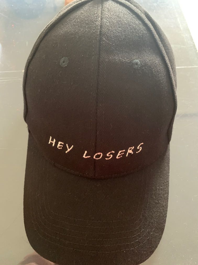 Sneaky sushi “Hey Loser” cap, Men's Fashion, Watches & Accessories ...