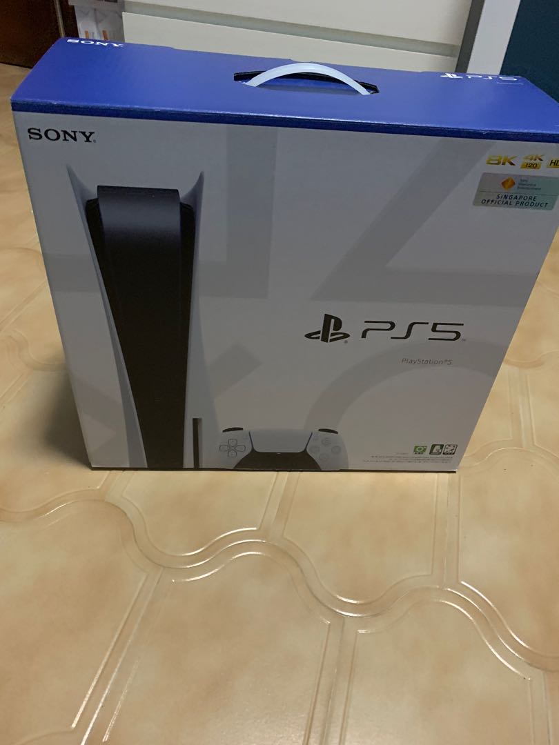 Sony PS5 box, Video Gaming, Video Game Consoles, PlayStation on Carousell