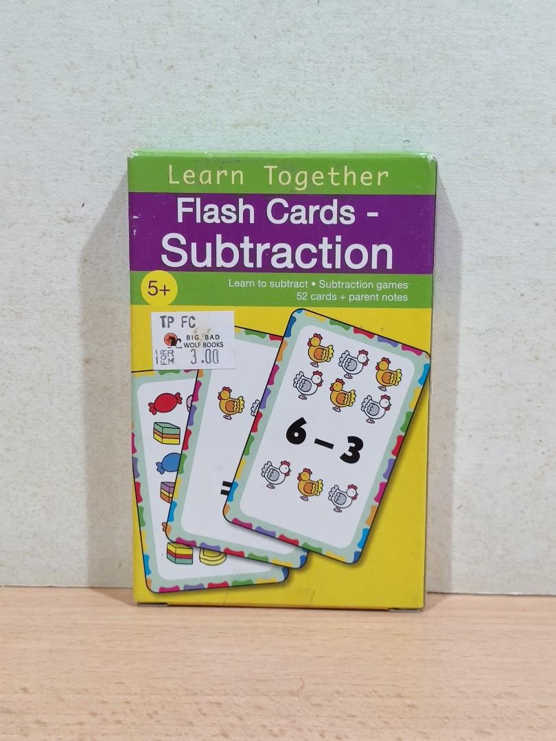 Subtraction Flash Cards For Kindergarten