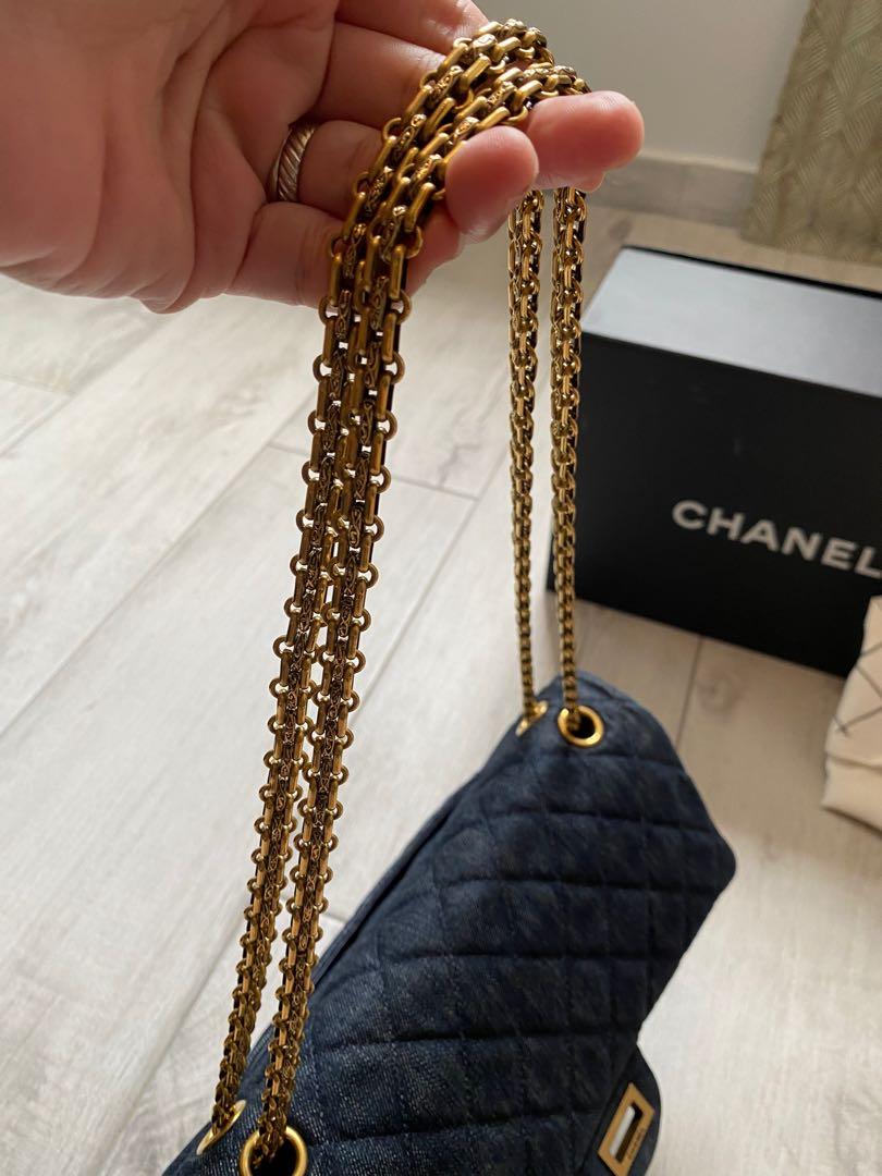 SUPER RARE Authentic Chanel Denim Reissue (Full Set), Women's Fashion ...