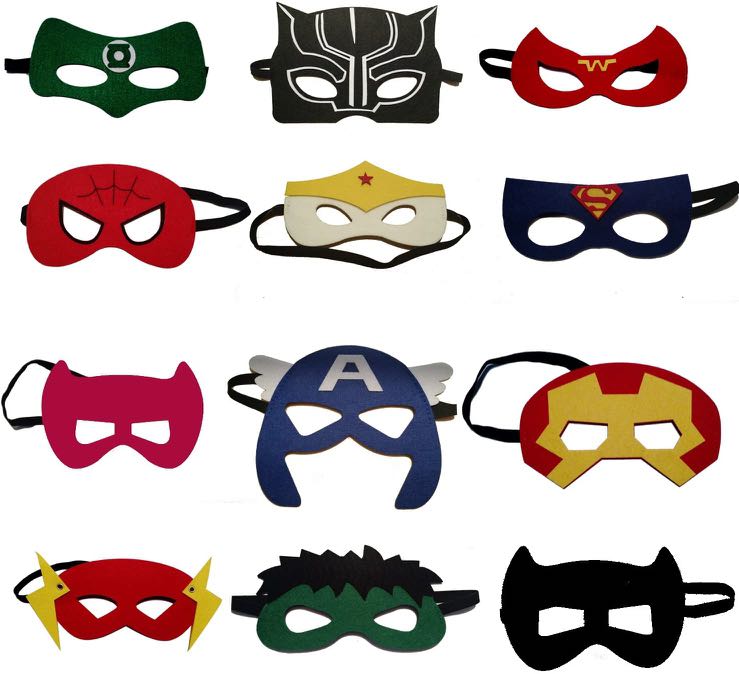 Superhero Masks | Superman Mask | Hulk Mask | Spiderman Mask, Hobbies ...