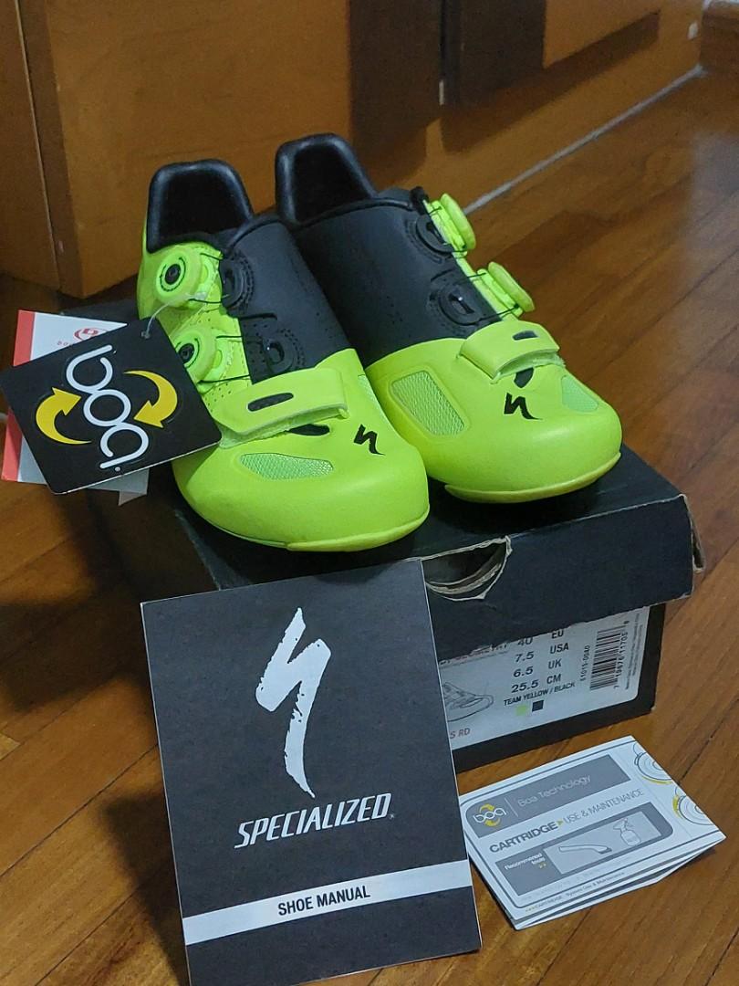 S-works Road Carbon Cycling Shoe [Team Yellow / Black Colour] (Sworks ...