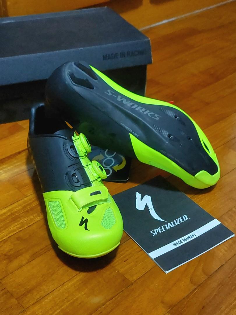 S-works Road Carbon Cycling Shoe [Team Yellow / Black Colour] (Sworks ...