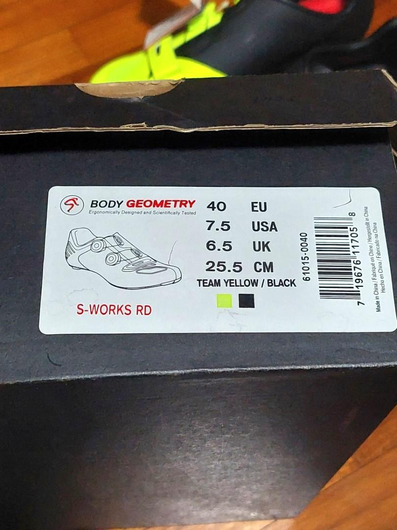 S-works Road Carbon Cycling Shoe [Team Yellow / Black Colour] (Sworks ...