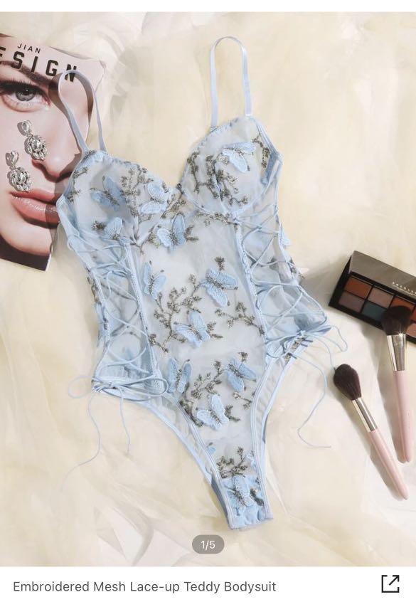 Teddy bodysuit, Women's Fashion, Tops, Other Tops on Carousell