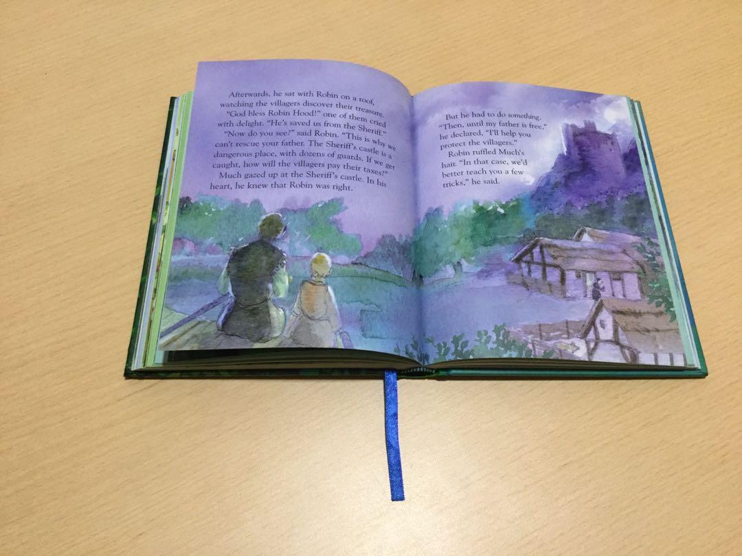 The Usborne Illustrated Robin Hood Book, Hobbies & Toys, Books ...