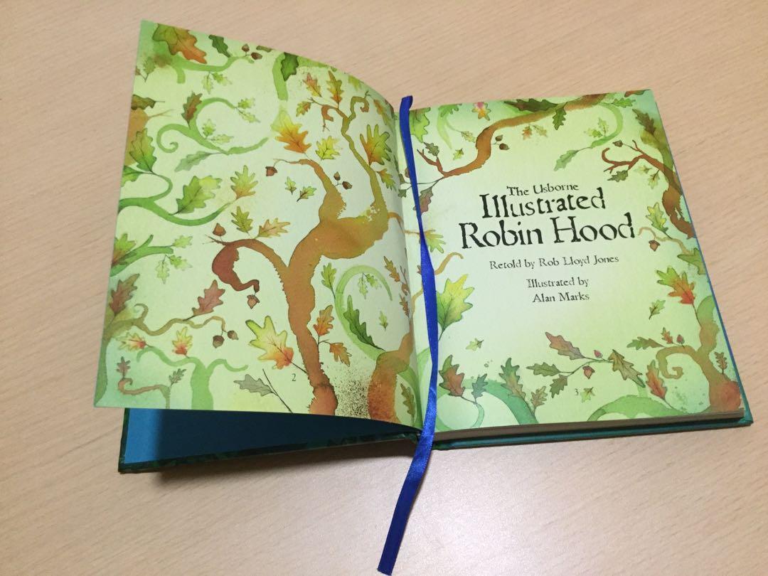The Usborne Illustrated Robin Hood Book, Hobbies & Toys, Books ...