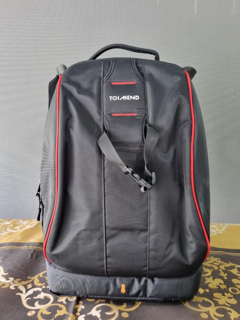 TOIMEND Digital SLR Photo Camera Bag DSLR Notebook Backpack With a rain ...