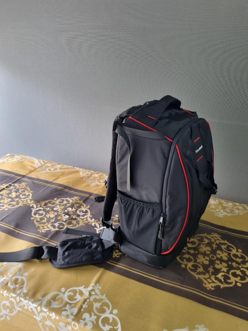 TOIMEND Digital SLR Photo Camera Bag DSLR Notebook Backpack With a rain ...