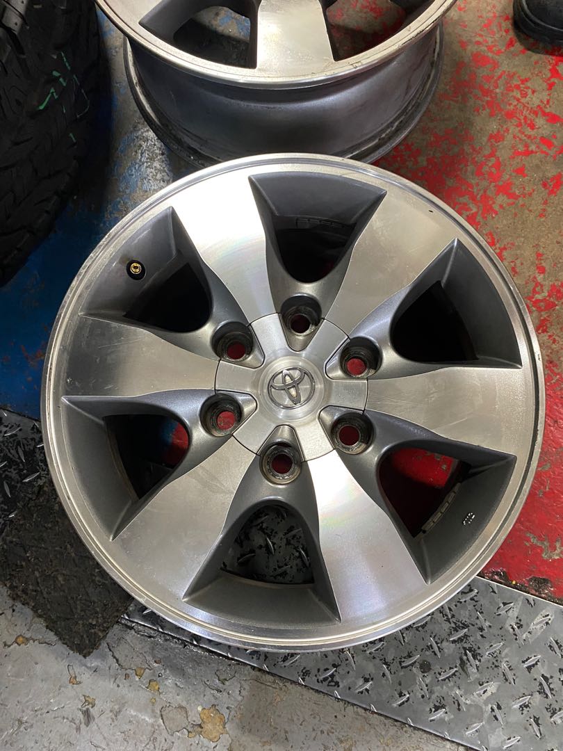 Toyota Fortuner stock 16” rims ONLY, Car Accessories, Tyres & Rims on ...