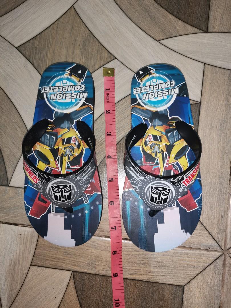 Transformers slippers, Babies & Kids, Babies & Kids Fashion on Carousell