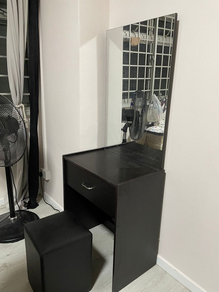 Used Dressing Table with mirror and chair, Furniture & Home Living ...