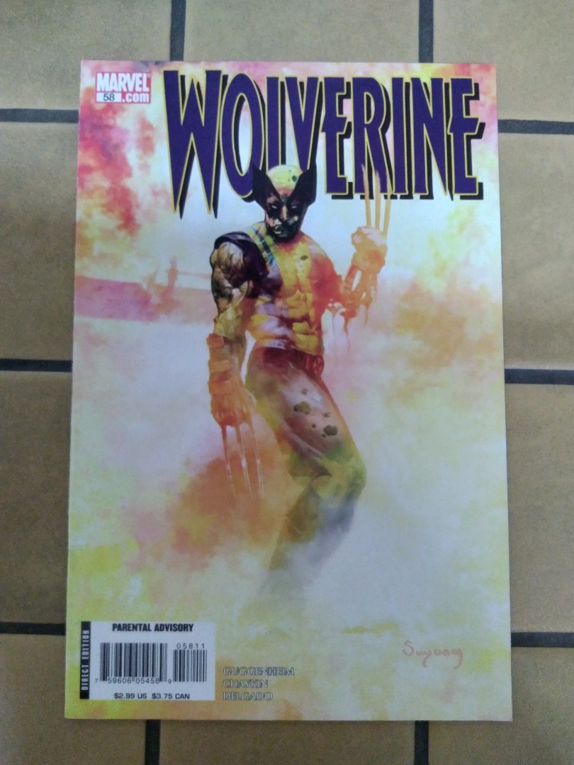 Wolverine #58 ( Arthur Suydam - Cover Art ) Marvel Comics, Hobbies ...