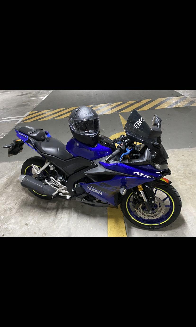Yamaha R15 V3, Motorcycles, Motorcycles for Sale, Class 2B on Carousell