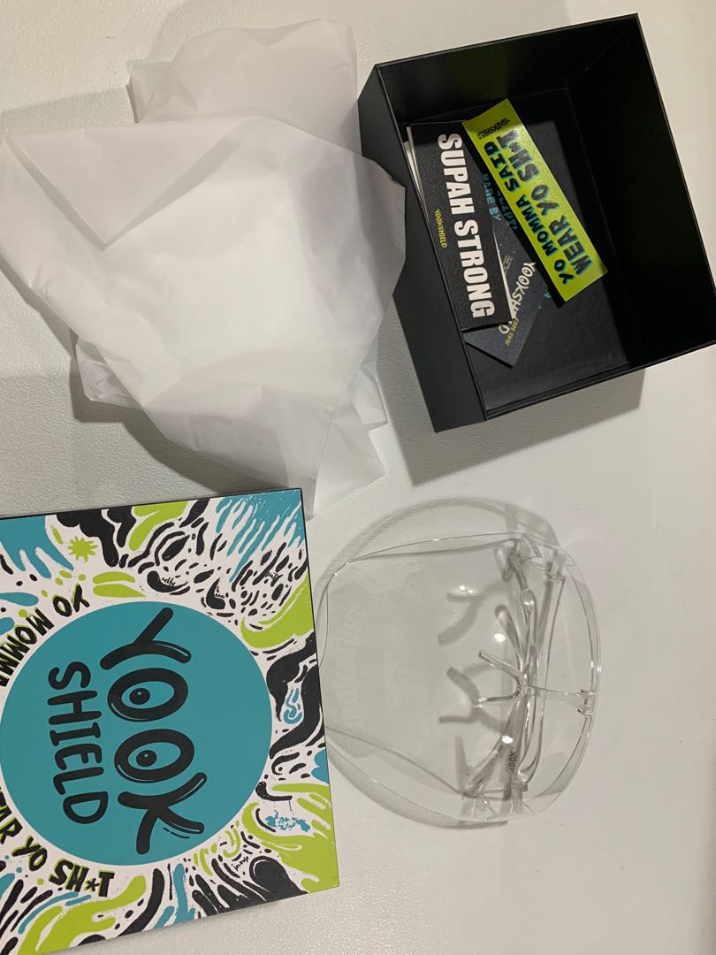 Yook Face Shield, Health & Nutrition, Face Masks & Face Shields on ...