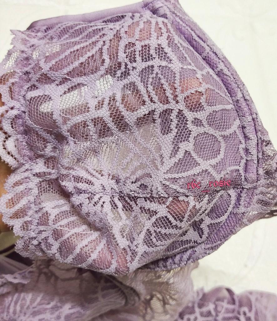 34D / 75D ANG GEE SET TRANSPARENT BRA AND PANTIES, Women's Fashion, New Undergarments ...