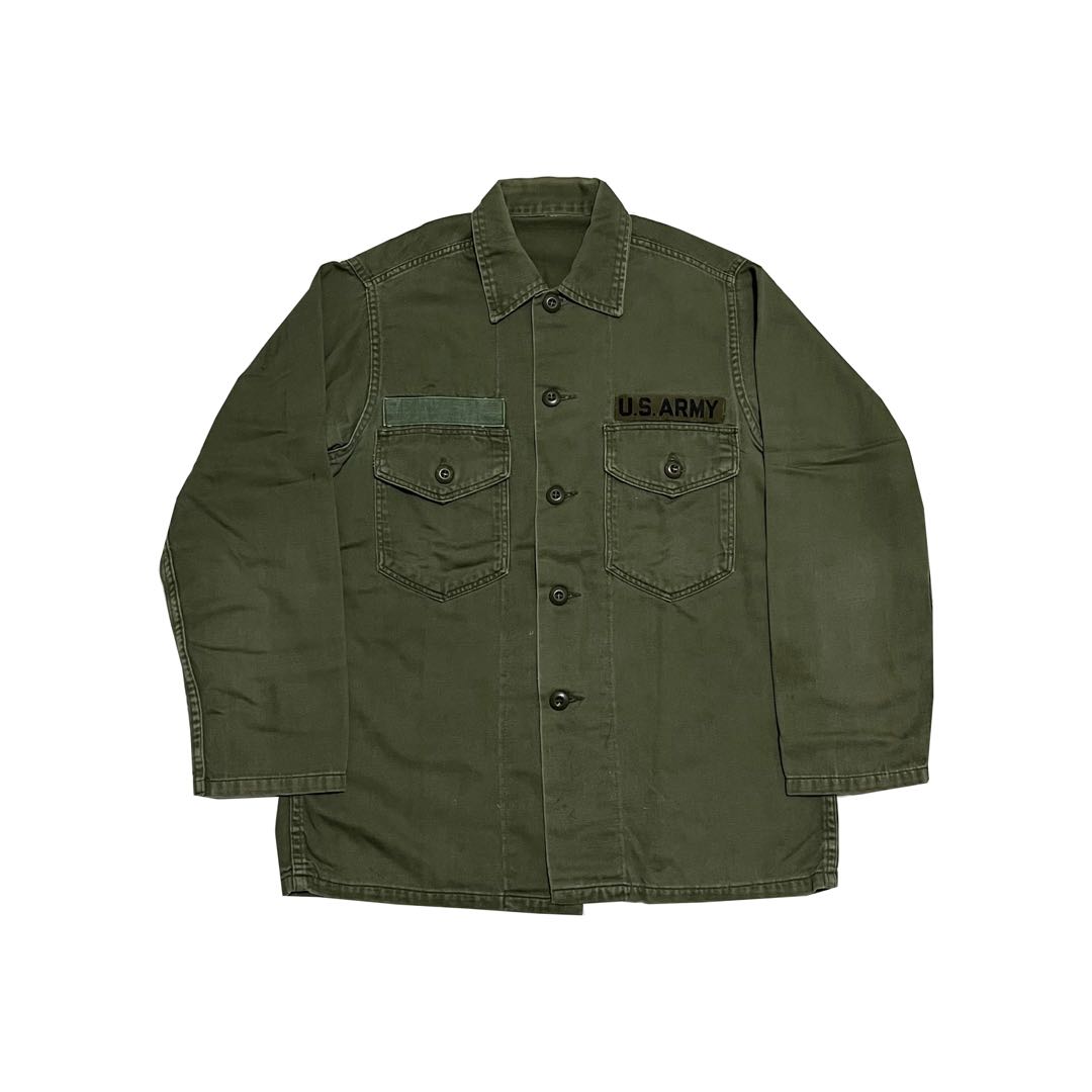 60’s US Army OG-107 3rd Pattern Shirt, 男裝, 外套及戶外衣服 - Carousell