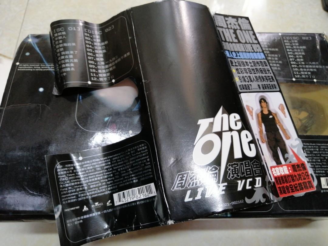 周杰倫 THE ONE 演唱會 DVD+VCD+figure公仔 (請看產品介紹), 興趣及遊戲, 音樂、樂器 & 配件, 音樂與媒體 - CD 及 DVD - Carousell