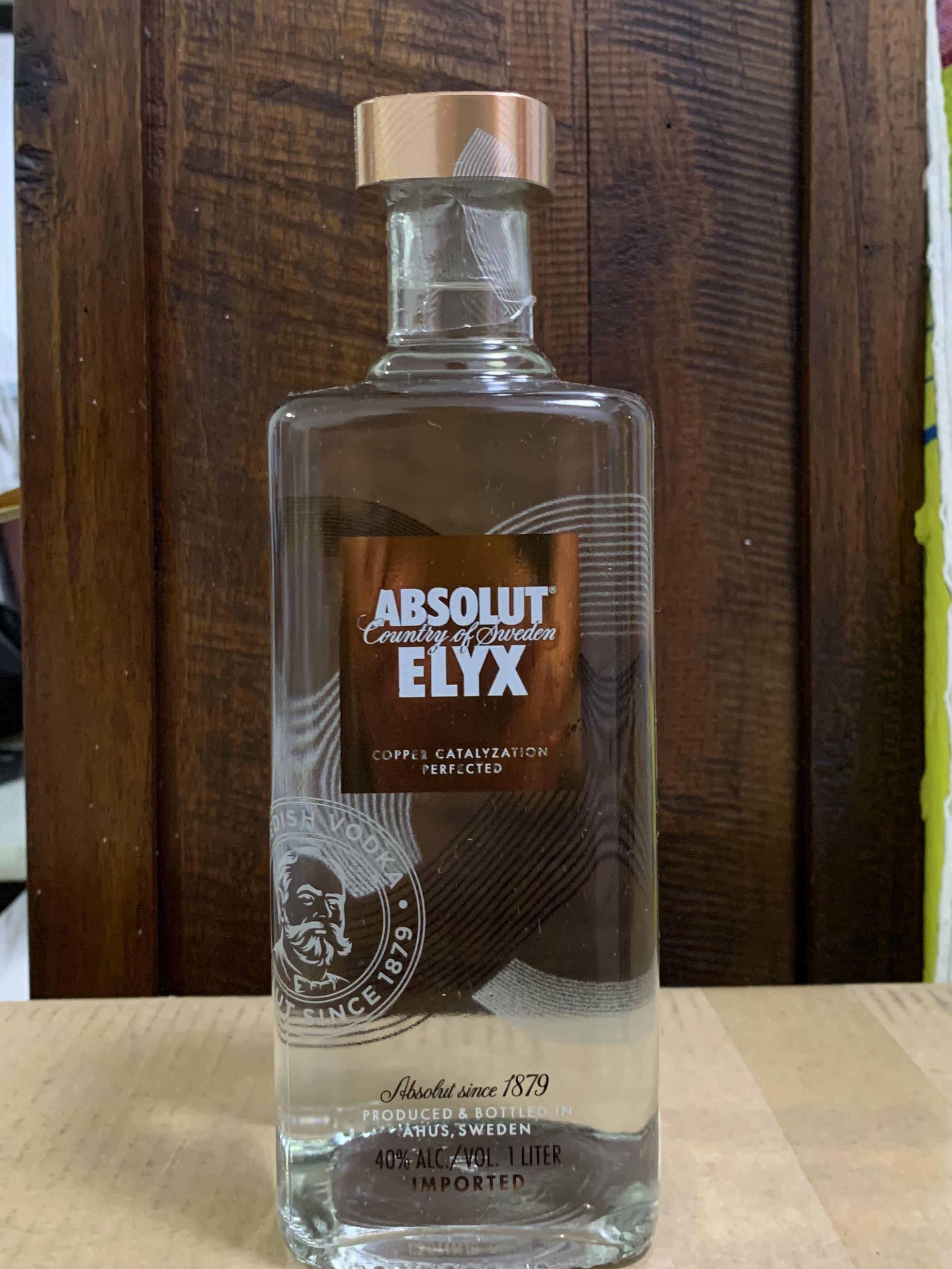 Absolut Vodka Elyx, Food & Drinks, Alcoholic Beverages on Carousell
