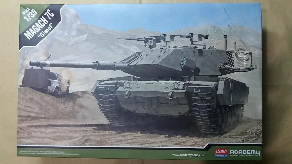 ACADEMY 1/35 Scale Israeli Tank MAGACH 7C GIMEL Plastic Model Kit ...