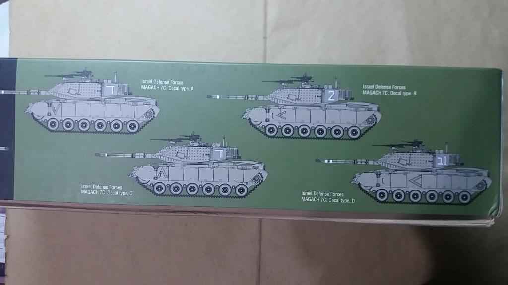 ACADEMY 1/35 Scale Israeli Tank MAGACH 7C GIMEL Plastic Model Kit ...